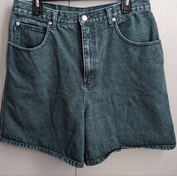 No Excuses | Shorts | Vintage No Excuses Dark Green Denim Shorts | Poshmark